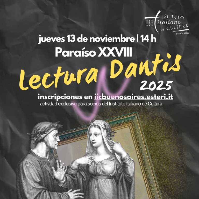 LECTURA DANTIS XXVIII – Istituto Italiano di Cultura di Buenos Aires